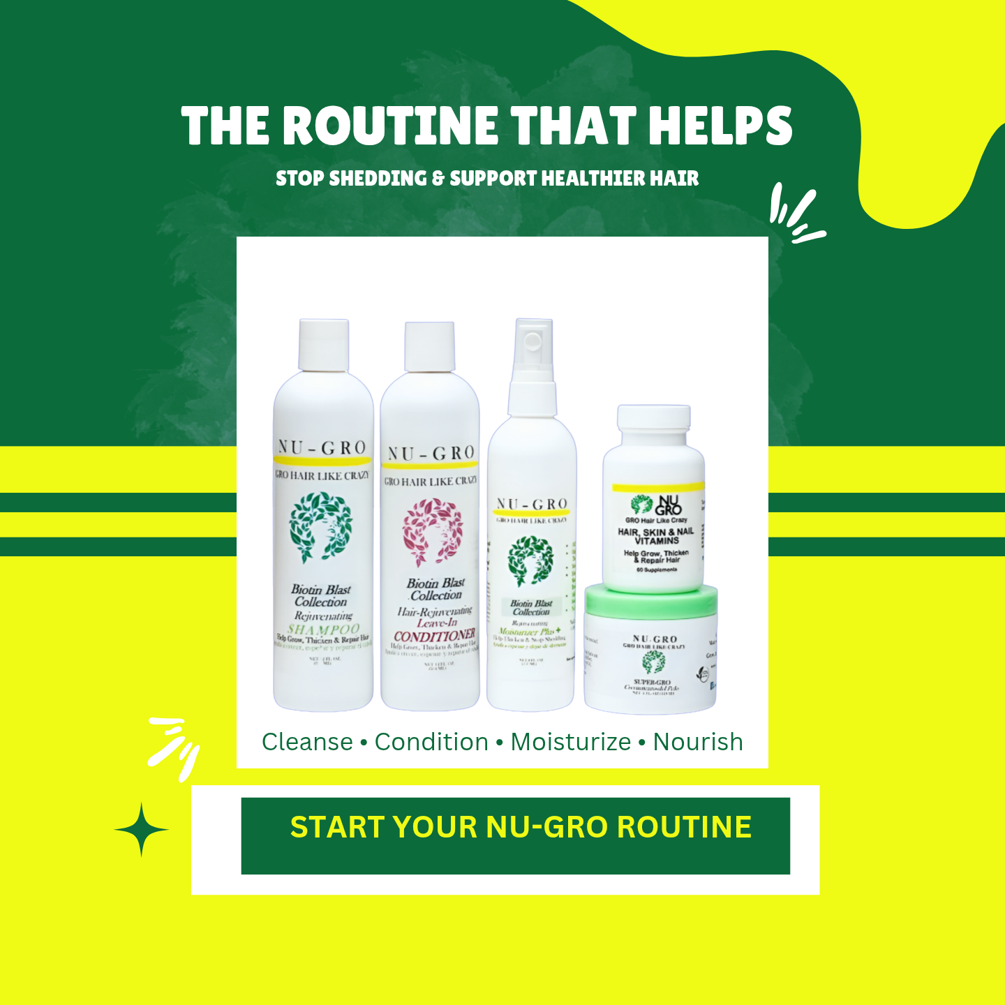 BETTER! Super Mega Hair-GRO System, NEW – NUGRO Hair
